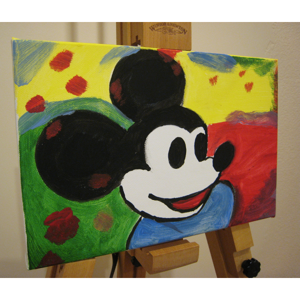 Bahar Gallery - Mickey mouse painting