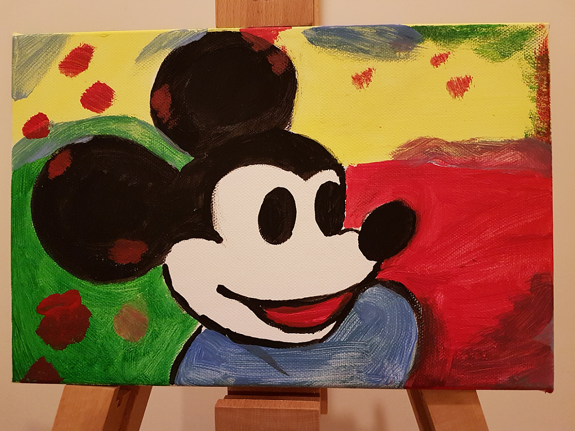 Bahar Gallery - Mickey mouse painting