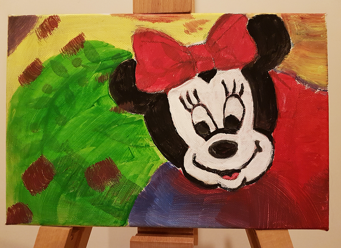 Bahar Gallery - Minnie mouse painting